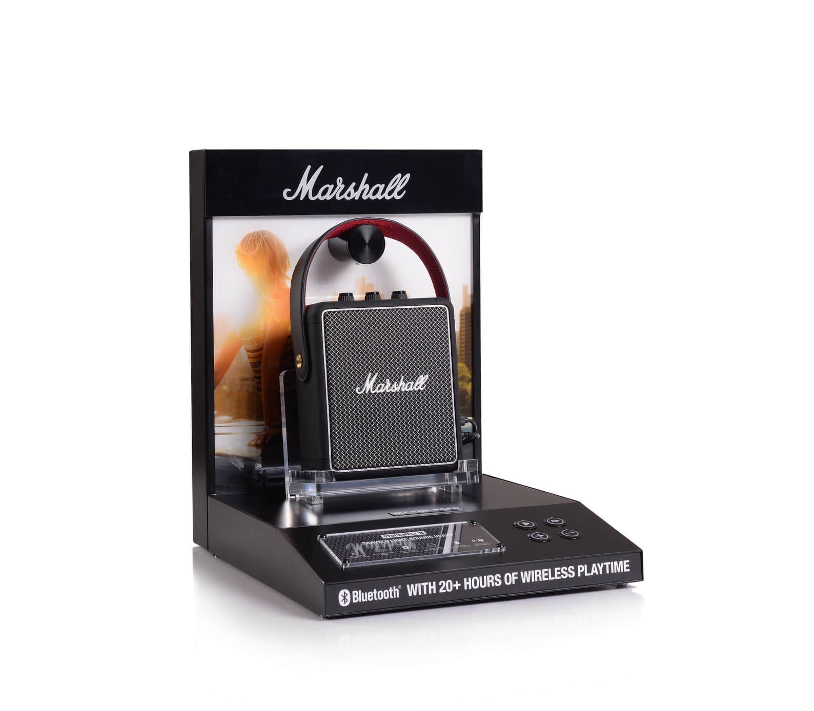 Marshall Stockwell II Bluetooth Portable Speaker Custom Display - GPA ...